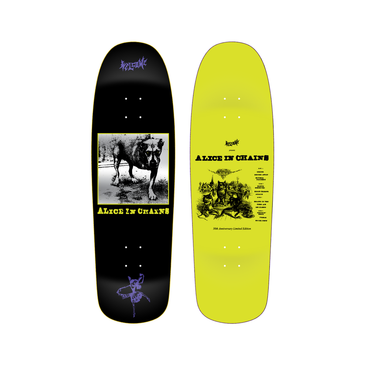 Alice In Chains x Welcome Limited Edition Skate Deck – Alice in Chains UK